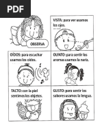 Cuento Los 5 Sentidos | PDF