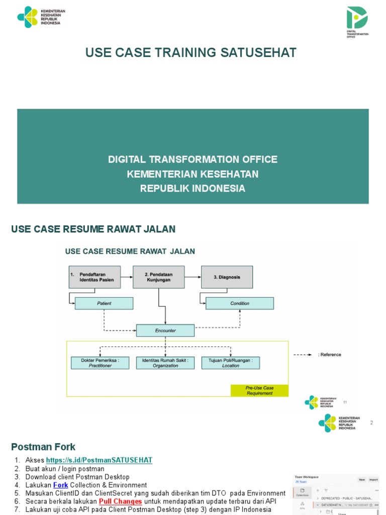 Teknis Use Case Training FHIR Kunjungan Dan Diagnosis | PDF
