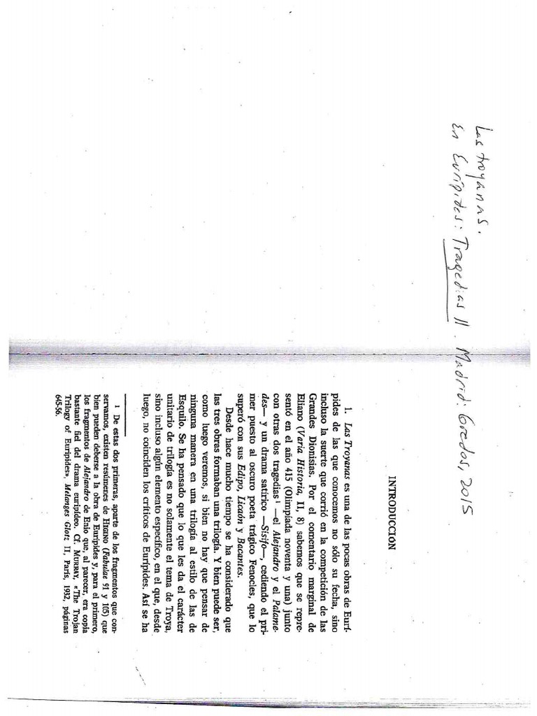02 Eurípides - Las Troyanas | PDF