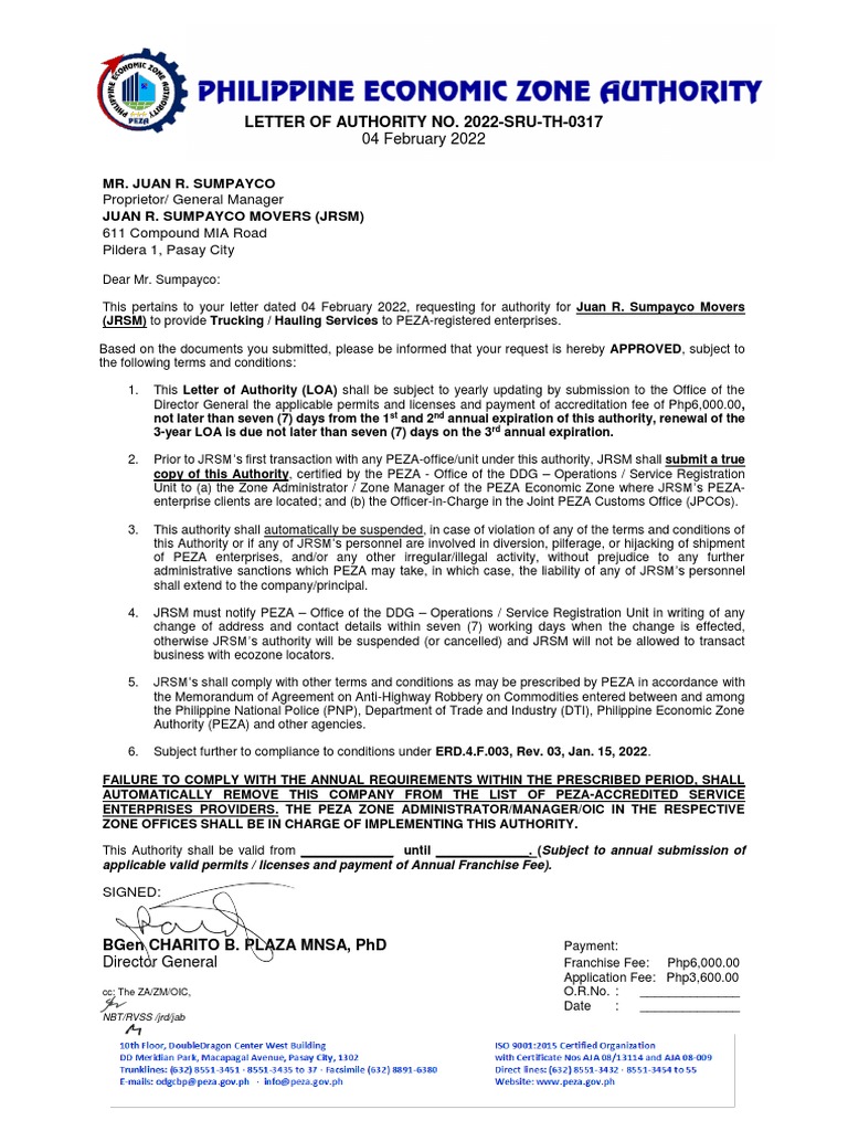 Peza | PDF | Business | Government