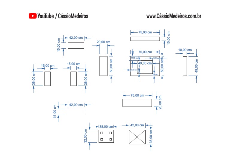 Cássio Medeiros technical drawing dimensions | PDF