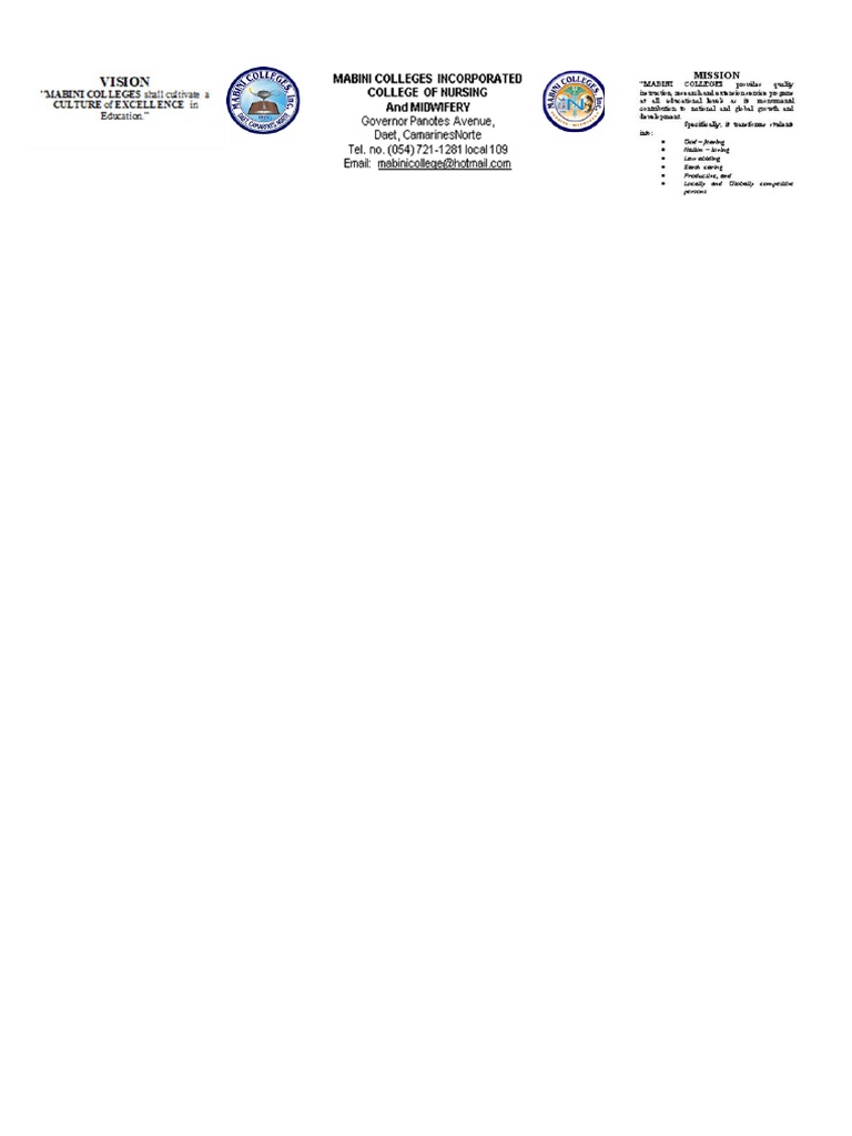 CHN 2 RLE Ma'am Yolly Sep. 7 2022 | PDF