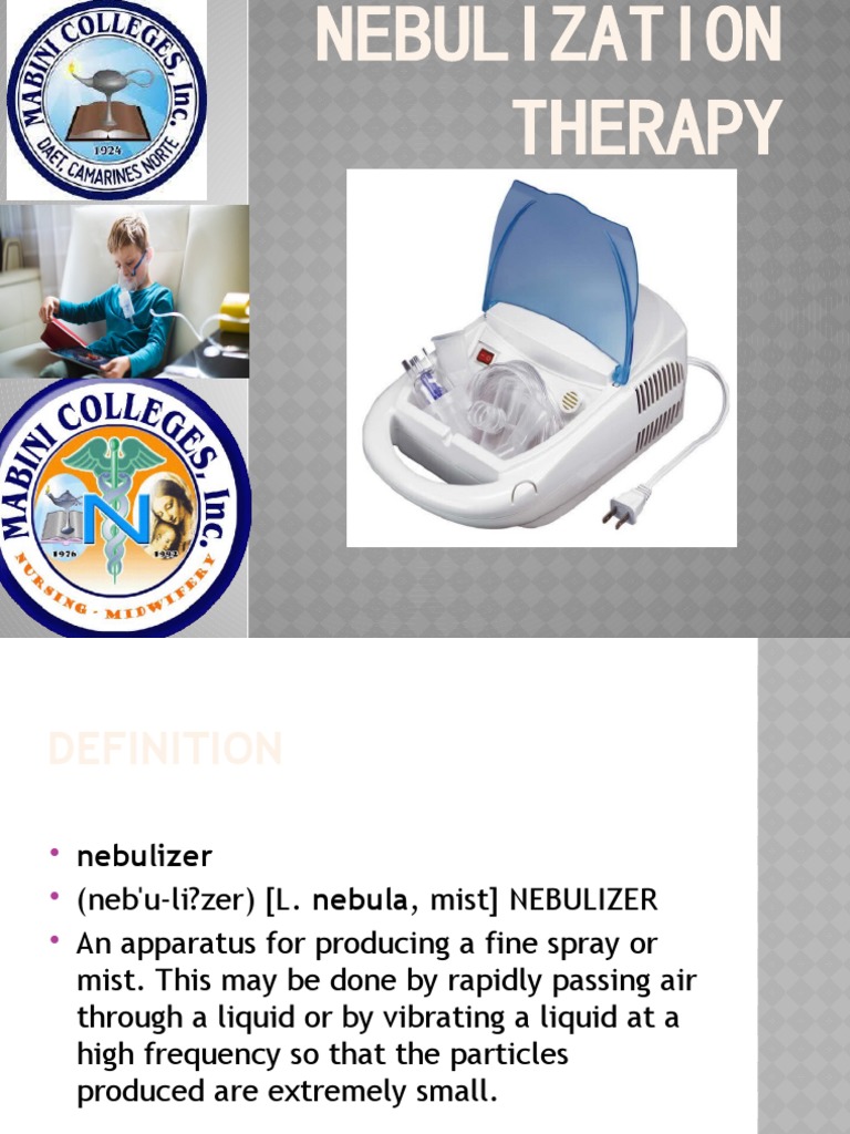 Nebulization Therapy | PDF | Clinical Medicine | Pulmonology