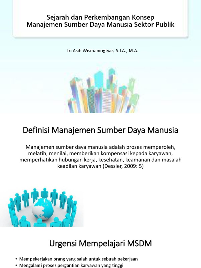 MSDM - Sejarah Dan Perkembangan Konsep Manajemen Sumber Daya Manusia | PDF