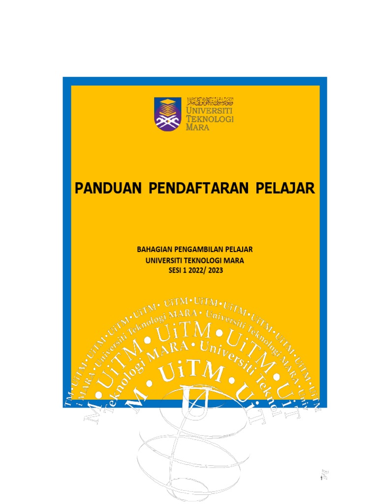 Panduan Pendaftaran UiTM | PDF | Bisnis