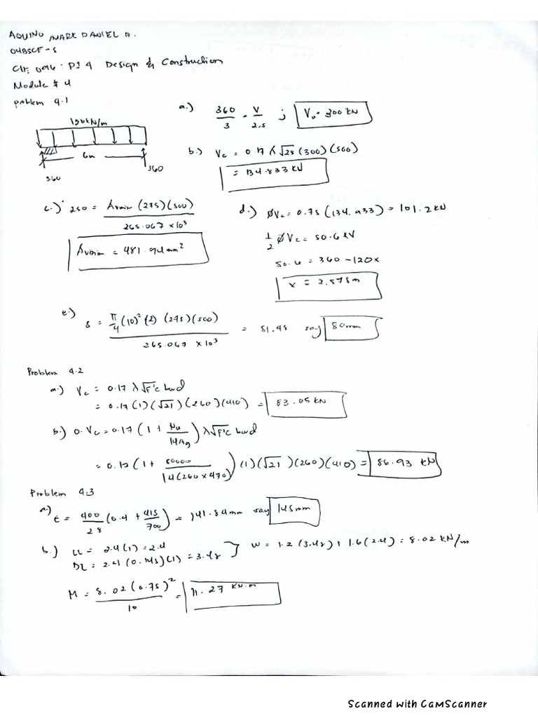 Cie 096 Pi 4 Design and Construction Module 4 | PDF