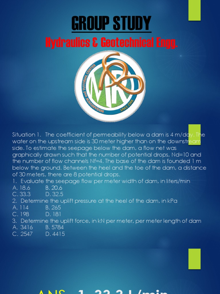 Megareview Group Study 3 HGE | PDF | Soil Mechanics | Pressure