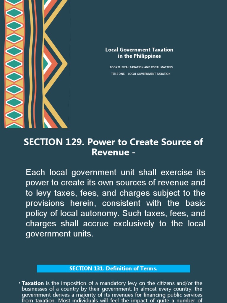 Local Government Taxation | PDF | Taxes | Economies