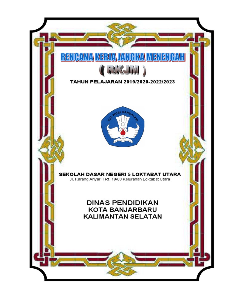 Contoh Cover RKJM (SD-MI) | PDF