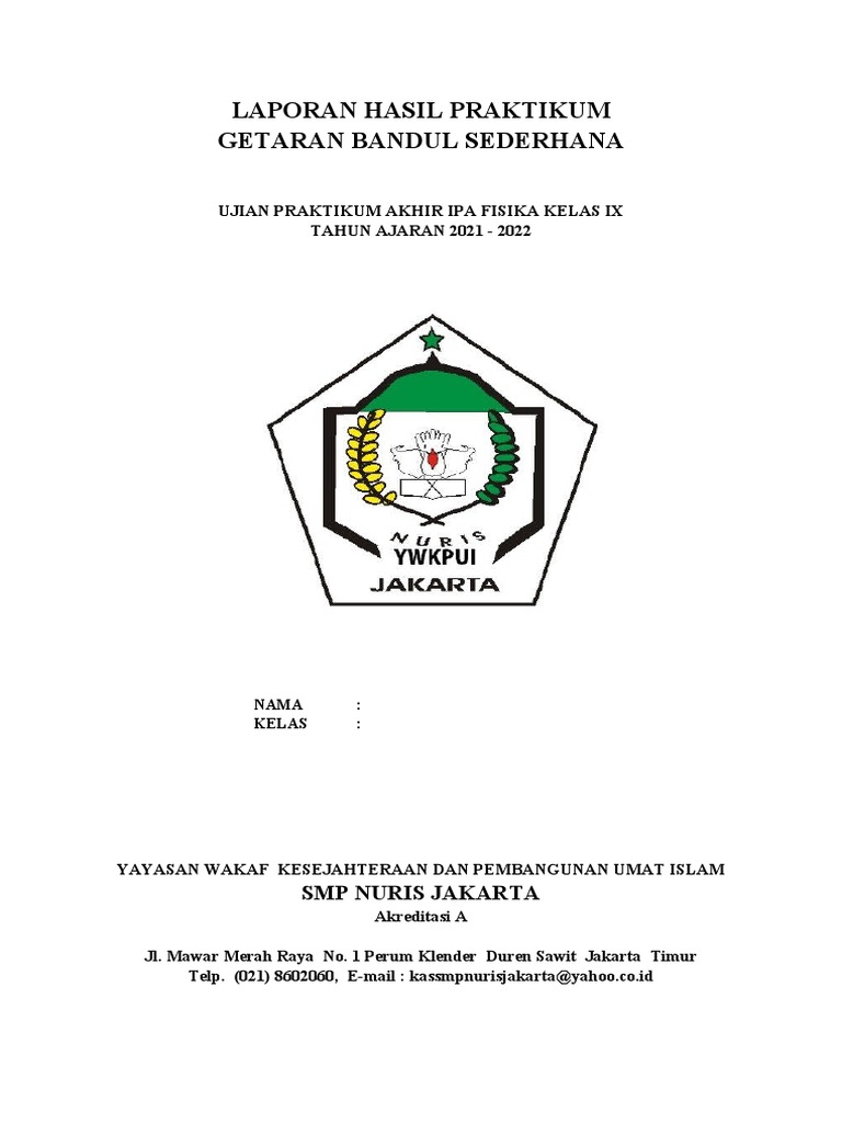 LKPD Praktikum Bandul Sederhana Ipa Fisika Kelas Ix T.A. 2021-2022 | PDF