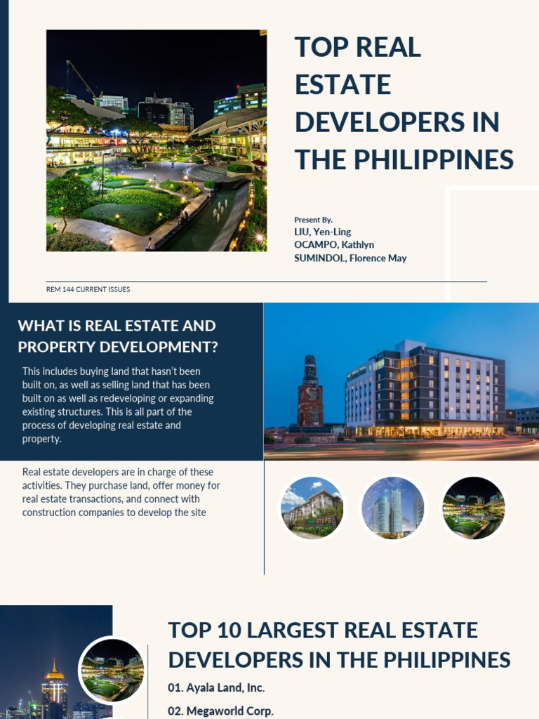 Group 6 - Top Real Estate Developers in The Philippines | PDF ...
