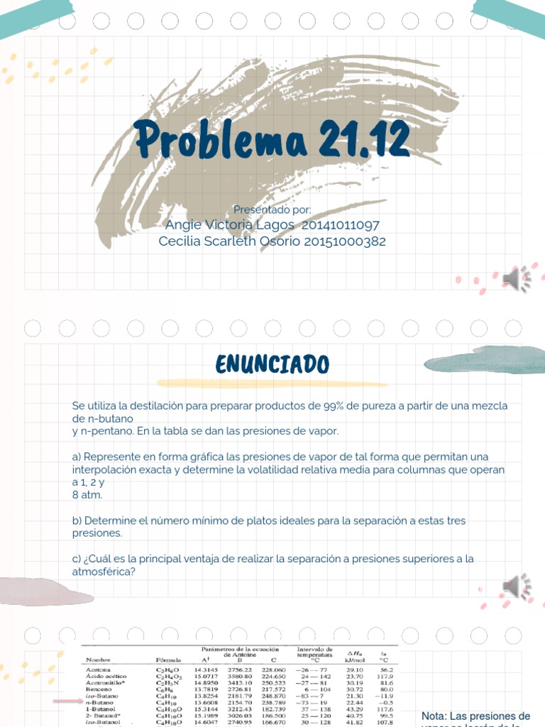 Problema 21.12 | PDF | Gases | Química analítica