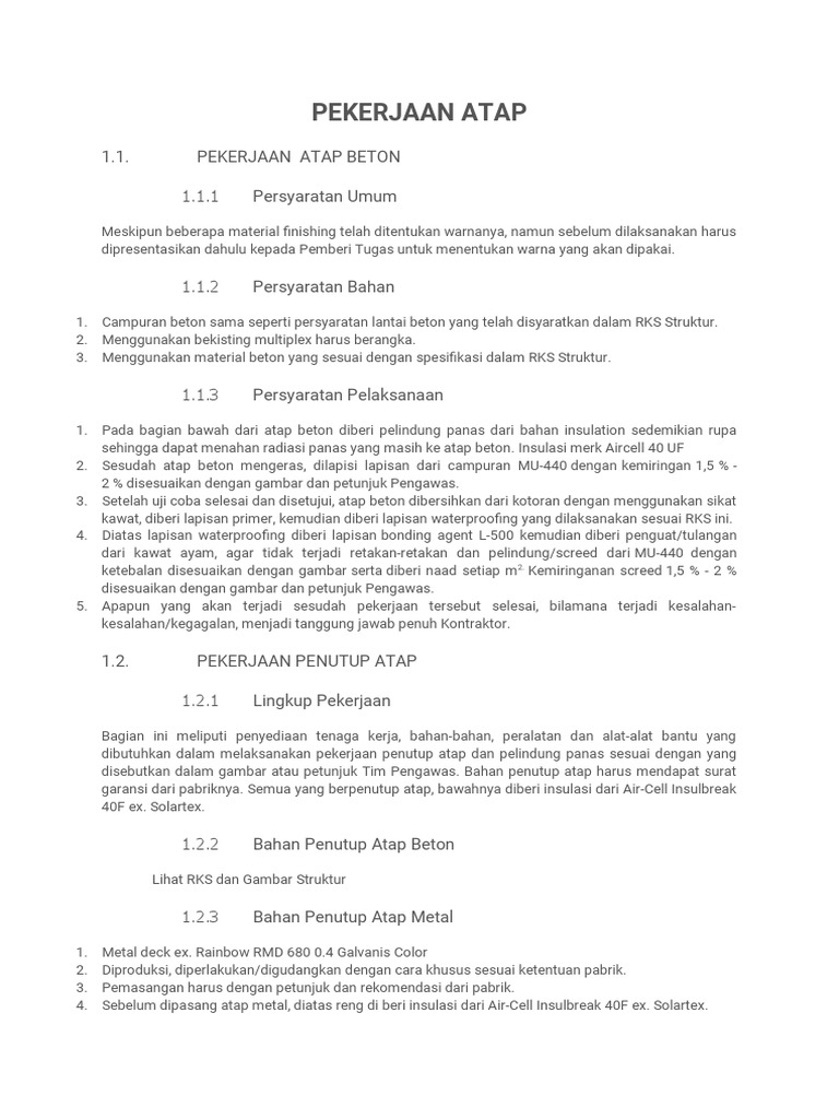 Pekerjaan Atap dan Insulasi di Arkansas | PDF | Griya & Taman ...