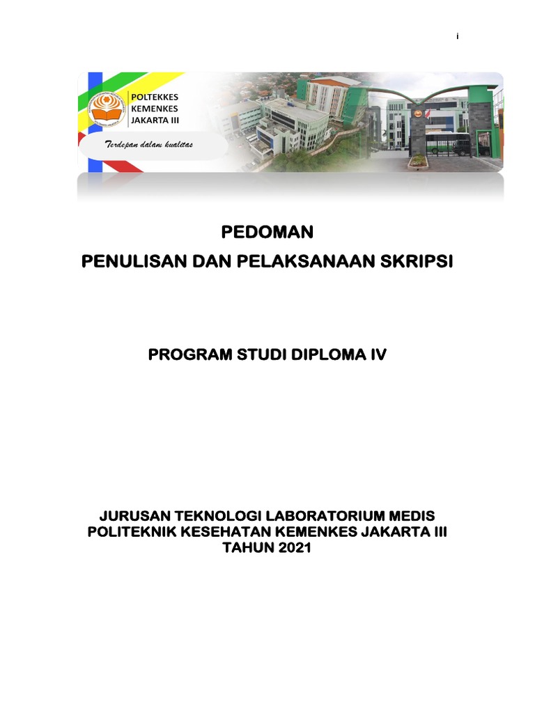 Pedoman Skripsi D4 - 2021-29 Jan 2021 | PDF