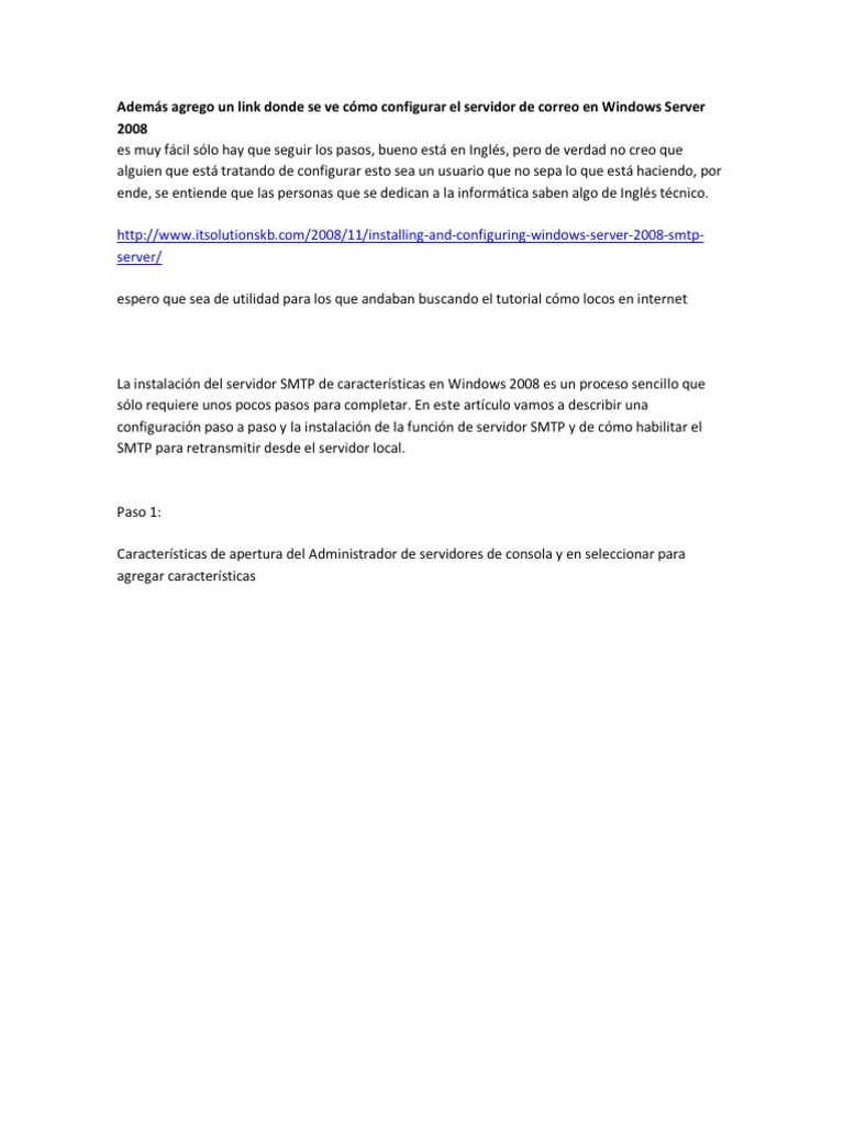 Documento de Texto Codificado | PDF | Windows Server 2008 | Servicios de Información de Internet