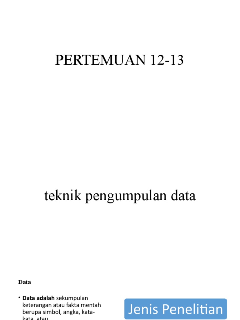 Pert 12 Sampai 13 | PDF