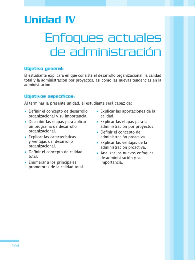 Enfoques Actuales de La Administracion | Descargar gratis PDF | Calidad (comercial) | Planificación