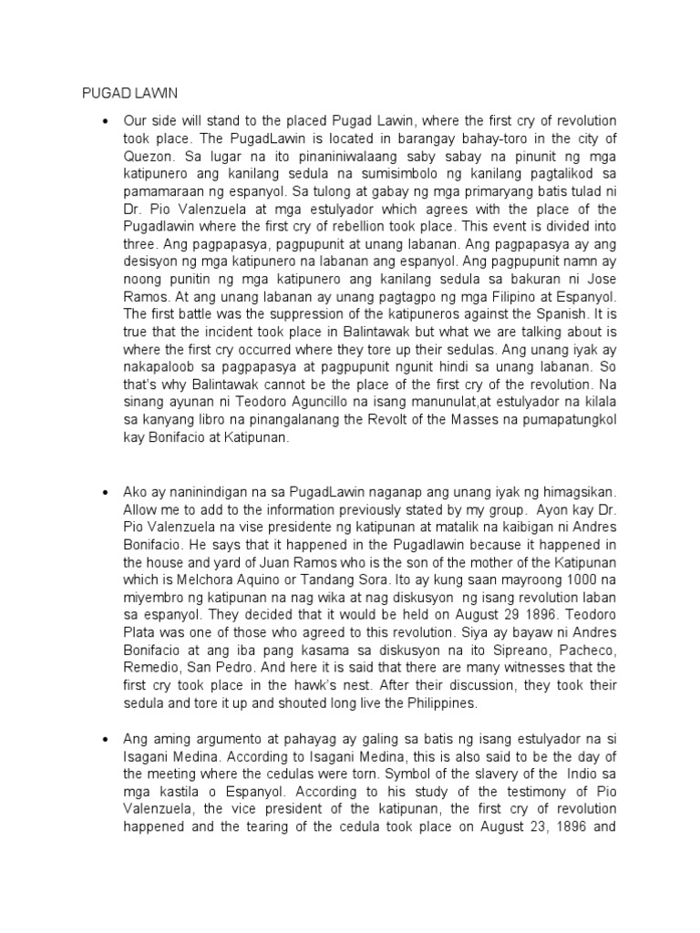 Pugad Lawin | PDF