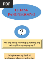 Batayang Kaalaman Sa Pagsusulat NG Liham-Pangnegosyo | PDF