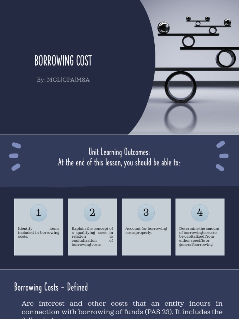 Borrowing Cost 0 | PDF | Interest | Expense