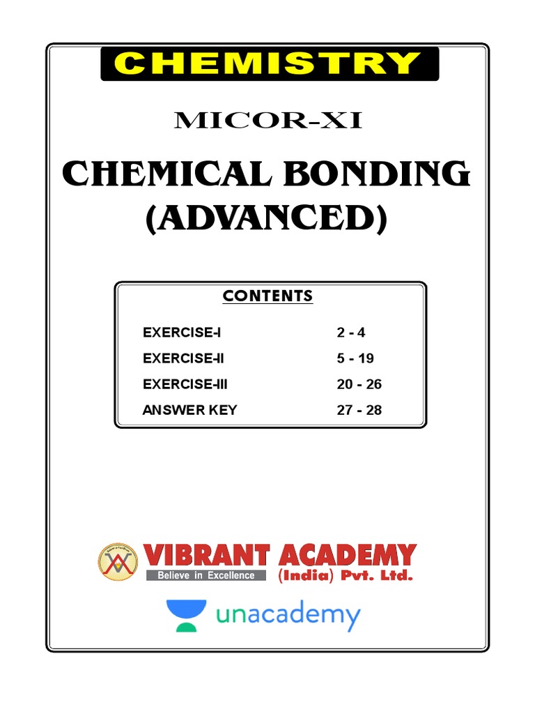 Advanced Concepts in Chemical Bonding | PDF | Chemical Bond | Molecular ...