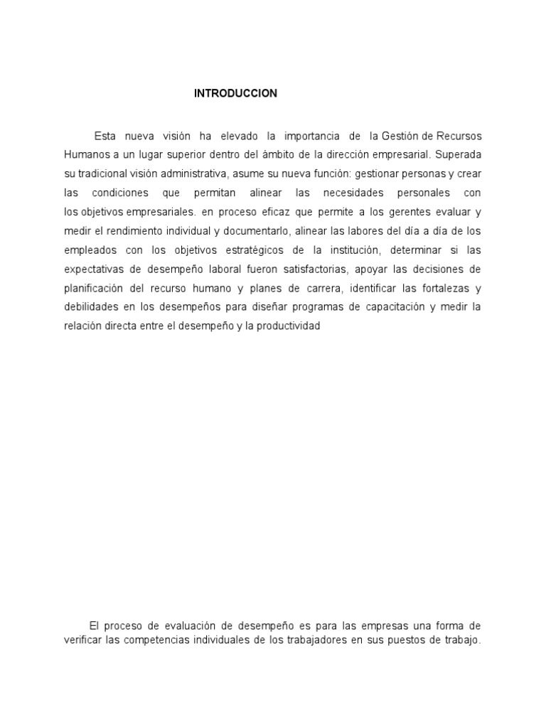 Tarea S#4 Formatos de Los Métodos Modernos de Evaluación Del Desempeño Grecia Perdomo | PDF ...