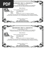 Membuat Surat Undangan Lipat 3 Di Kertas Ukuran A4 | PDF