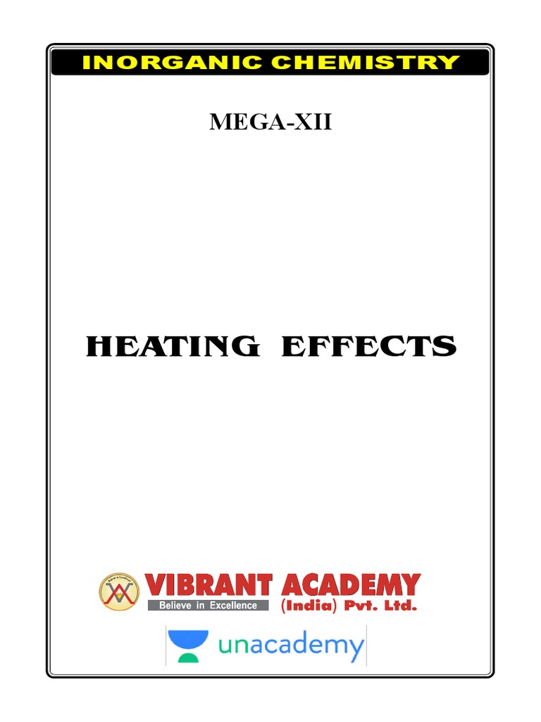 Heating Effect (Mega) | PDF | Ammonium | Salt (Chemistry)