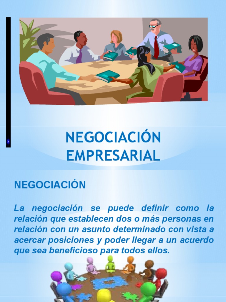 Negociacion Empresarial | PDF | Toma de decisiones | Negociación