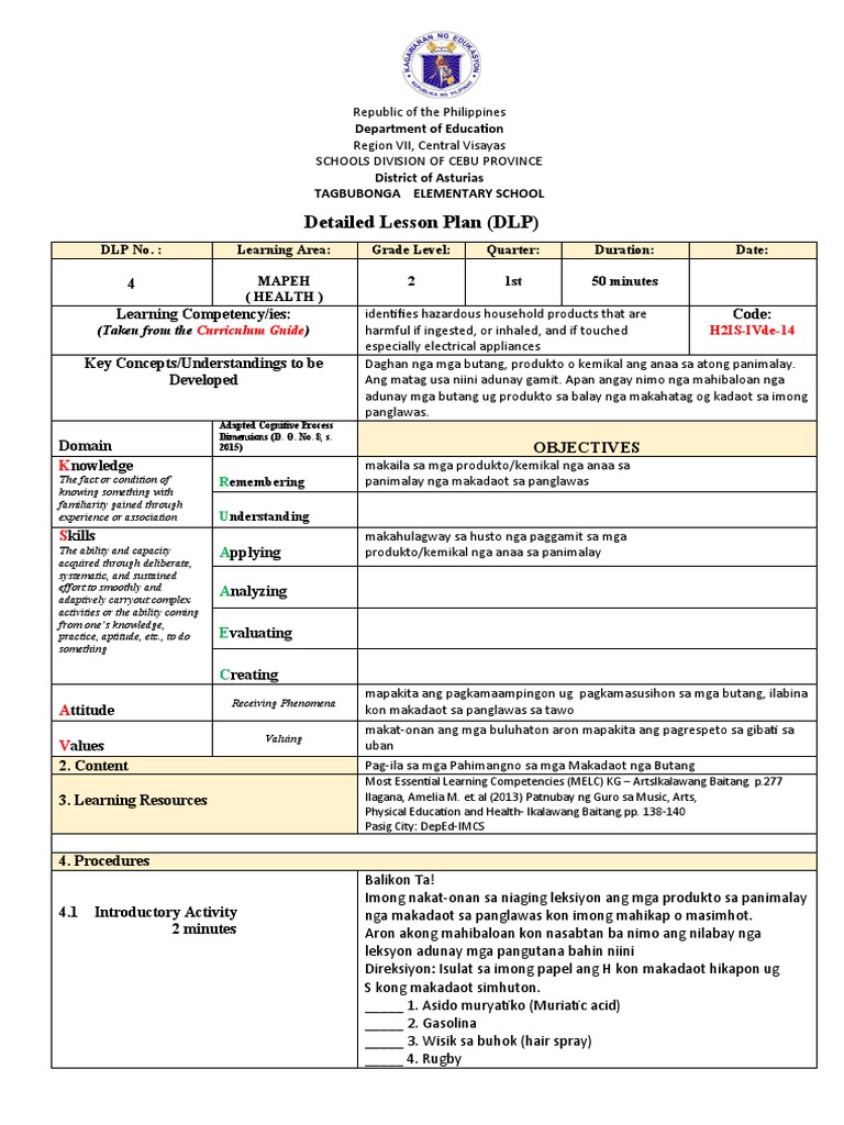 DLP Health 2 - 4th Quarter | PDF