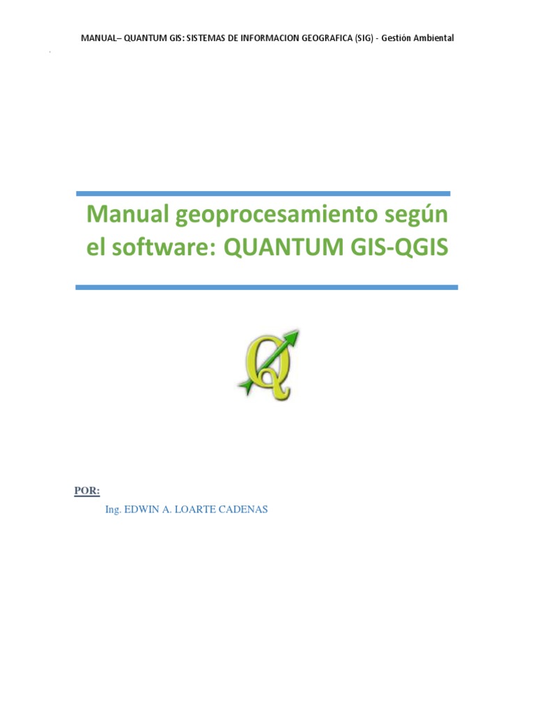 Manual QGIS | PDF | Sistema de información geográfica | Ciencias de la ...