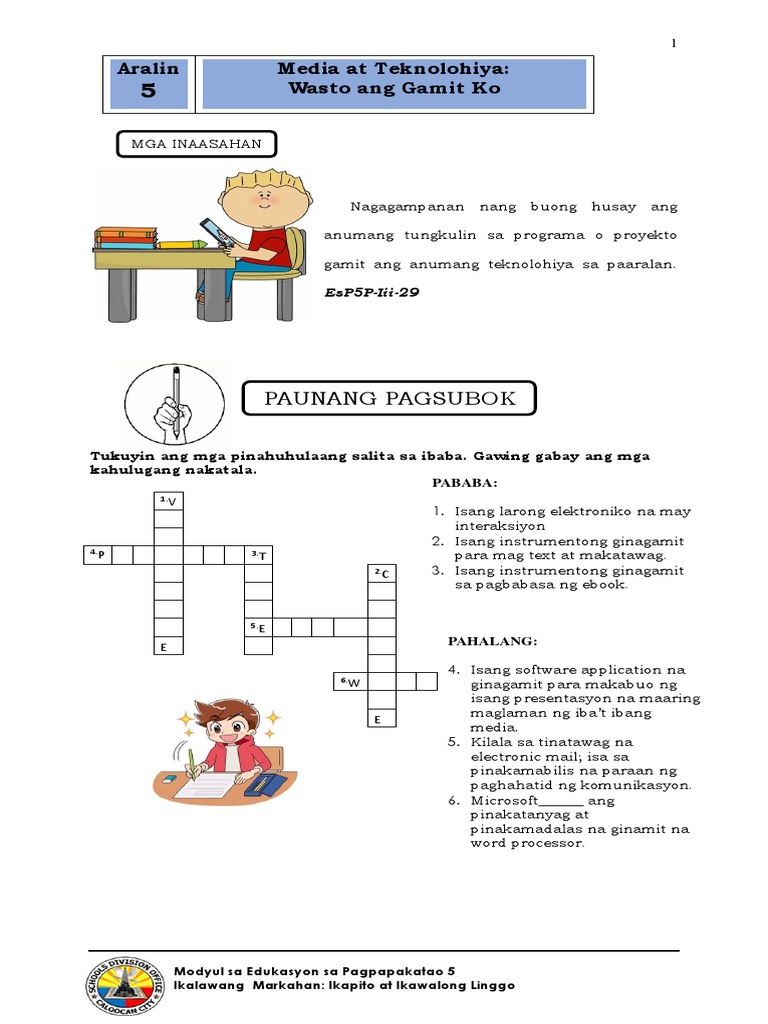 ESP 5 Q2 Weeks 7-8 | PDF