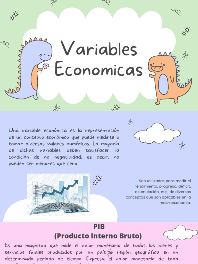 Variables Economicas | PDF | Producto Interno Bruto | Macroeconómica