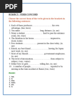 Class 10 Tenses Practice Worksheet | PDF | Grammatical Tense | Grammar
