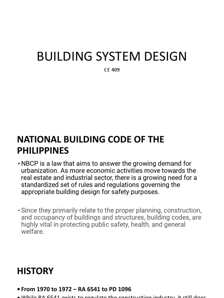 NBCP Background | PDF | Building Code | Government