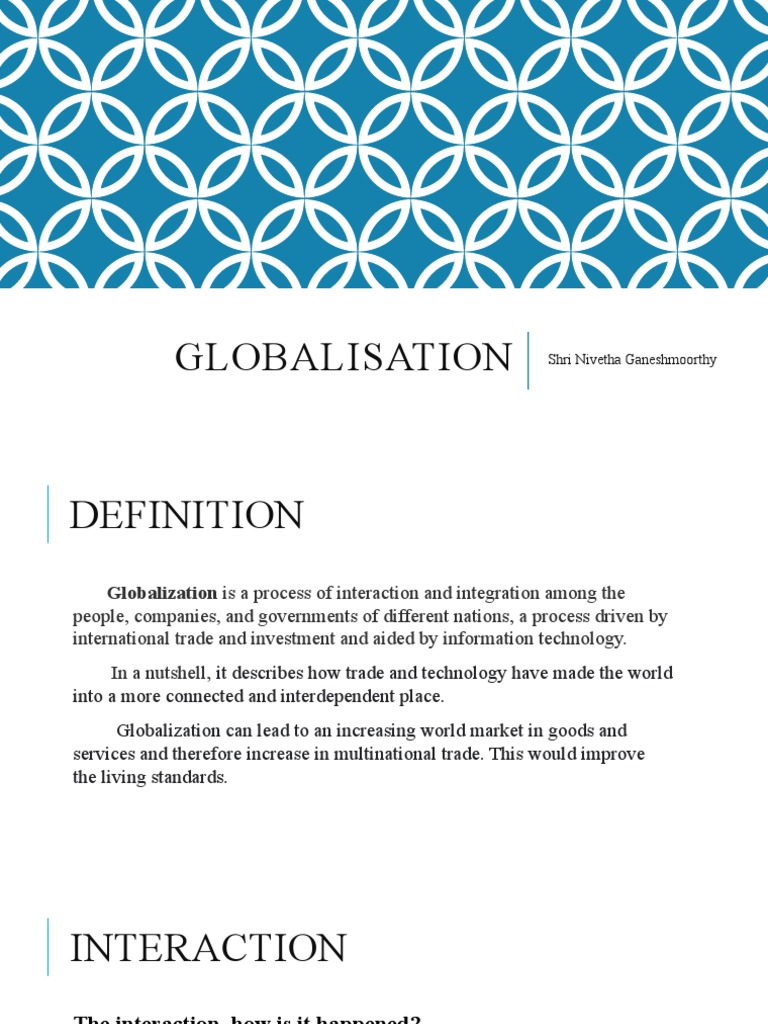 Globalisation | PDF