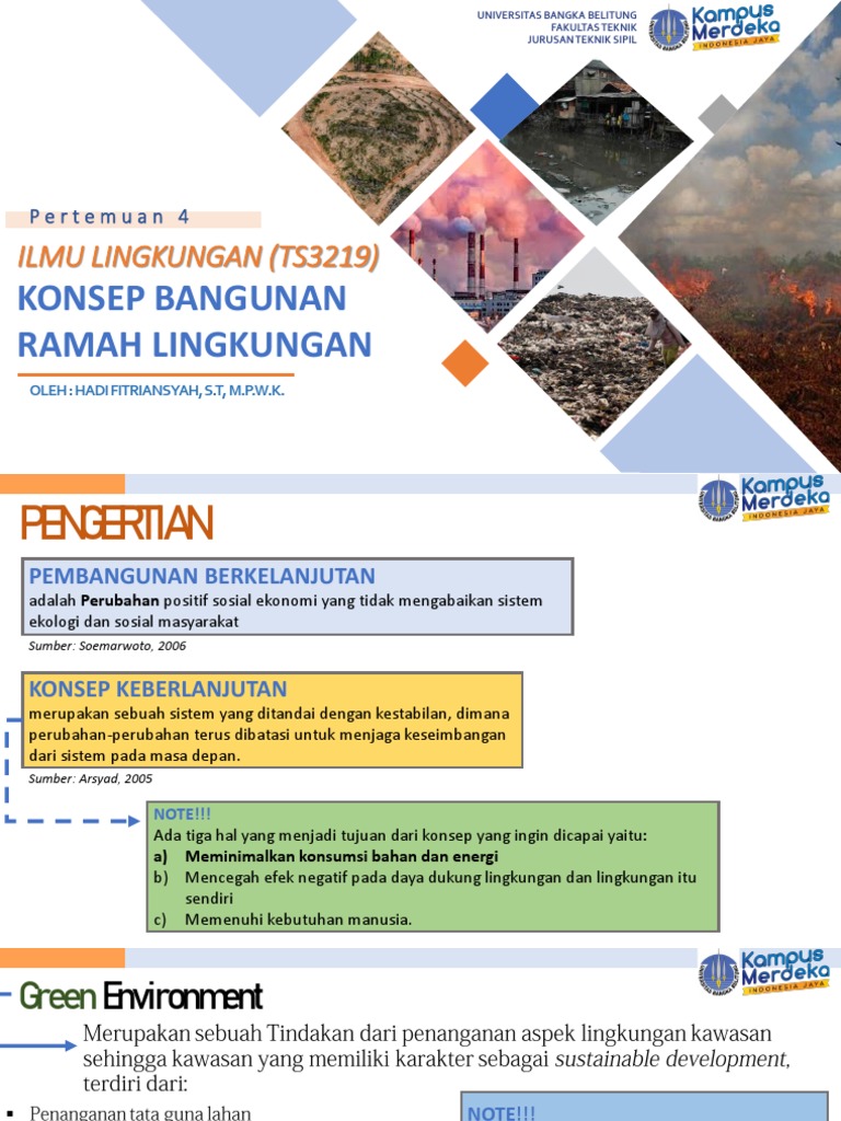 Pertemuan 4-Konsep Bangunan Ramah Lingkungan | PDF Pertemuan 4-Konsep Bangunan Ramah Lingkungan | PDF