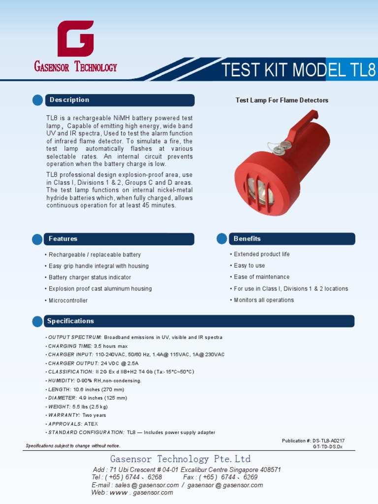 Test Lamp TL8 | Download Free PDF | Battery Charger | Rechargeable Battery