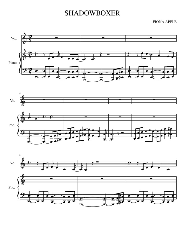 SHADOWBOXER (Armonía) | PDF