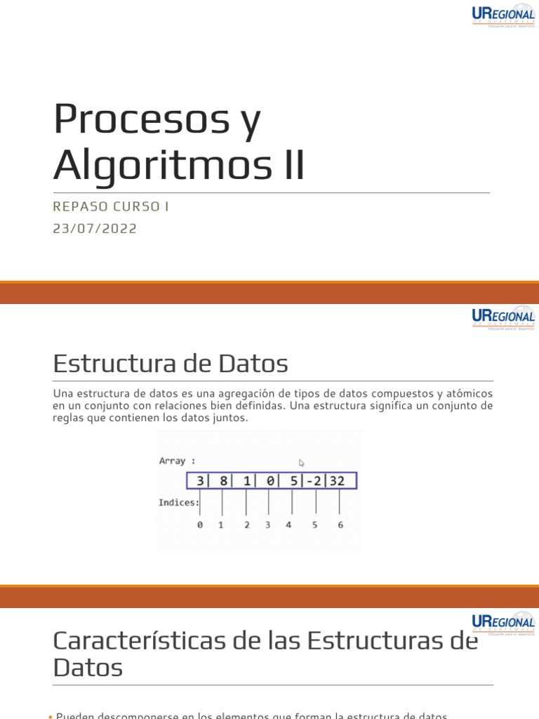 Procesos y Algoritmos II - 23072022 | PDF | Java (lenguaje de programación) | Estructura de ...