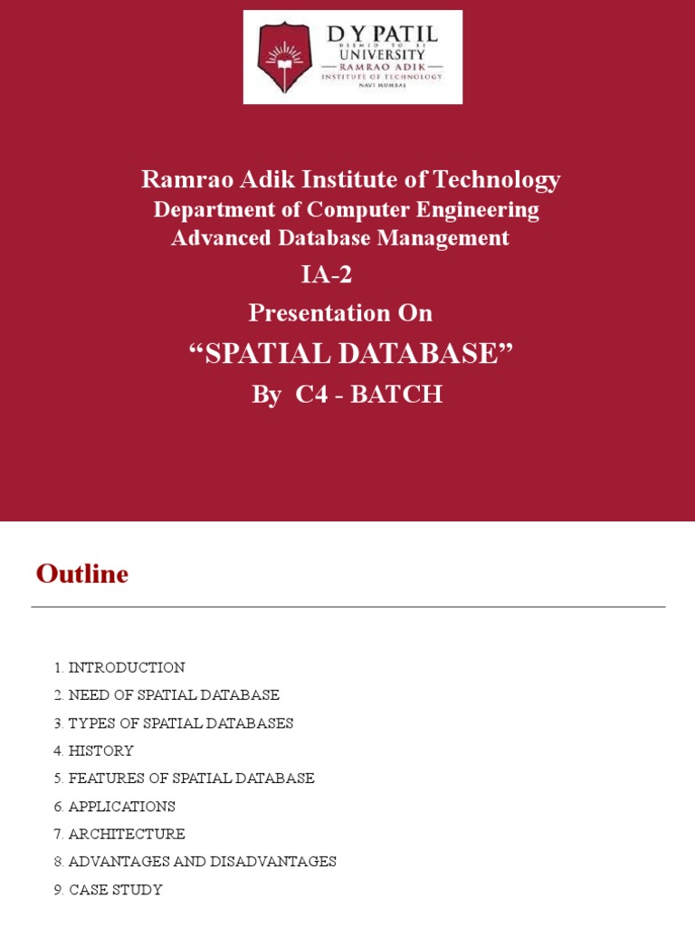 Spatial Database | PDF | Databases | Geographic Information System Spatial Database | PDF | Databases | Geographic Information System