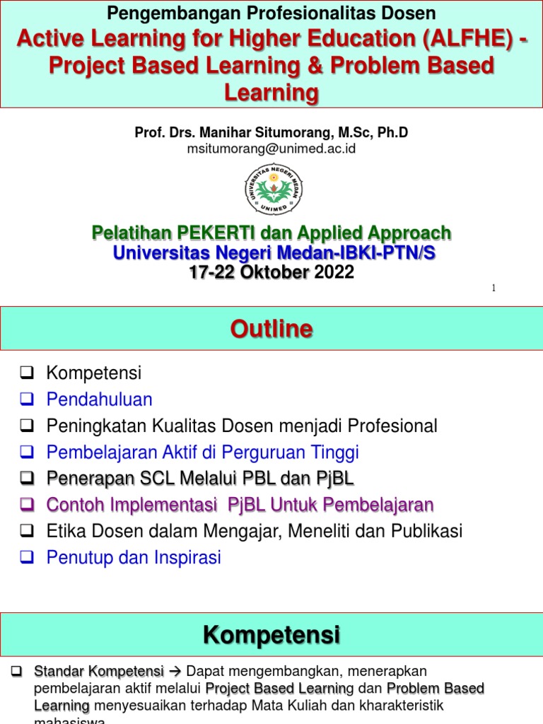 Pembelajaran Aktif: PBL vs PjBL | PDF