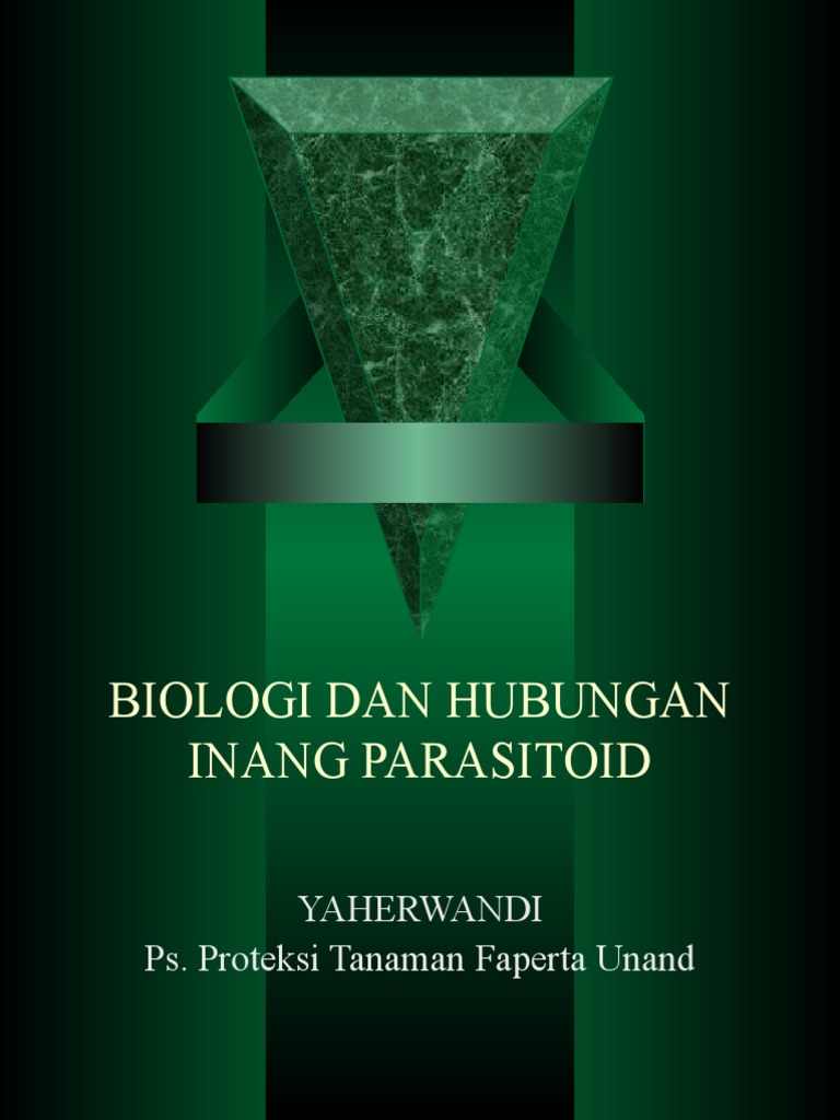 Biologi Dan Hubungan Inang Parasitoid-05 | PDF | Kesehatan Holistik