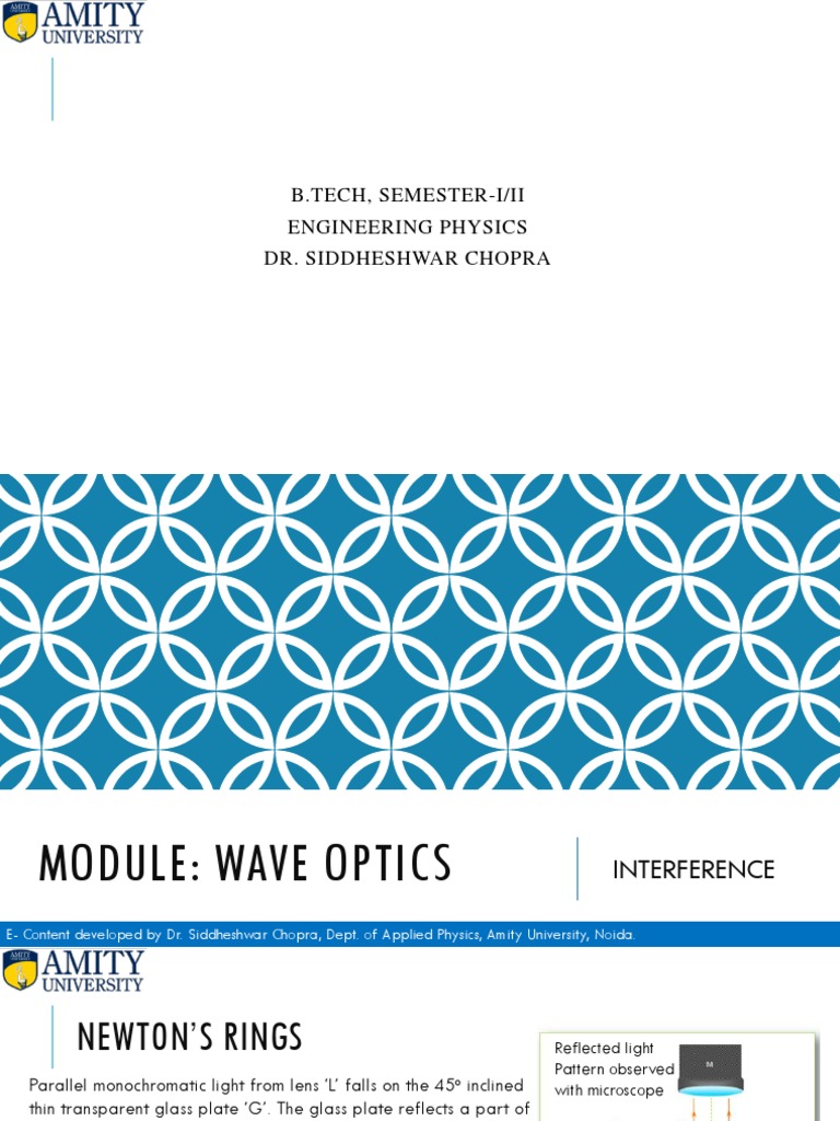 Newton's Rings | PDF | Electrodynamics | Materials Science