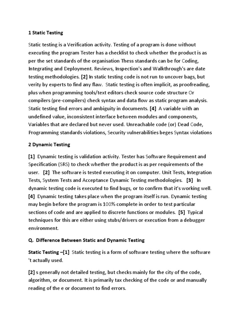 Software Testing - Question - Bank - Complete | PDF | Software Testing ... Software Testing - Question - Bank - Complete | PDF | Software Testing ...