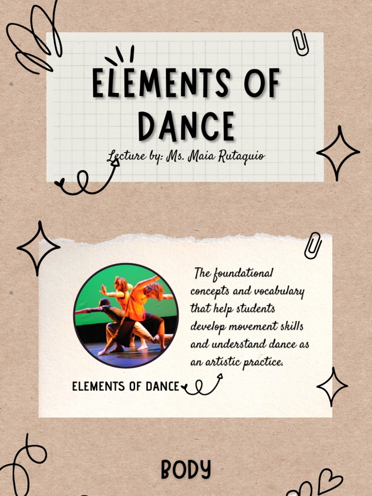Understanding Dance Elements and Actions | PDF | Self-Improvement