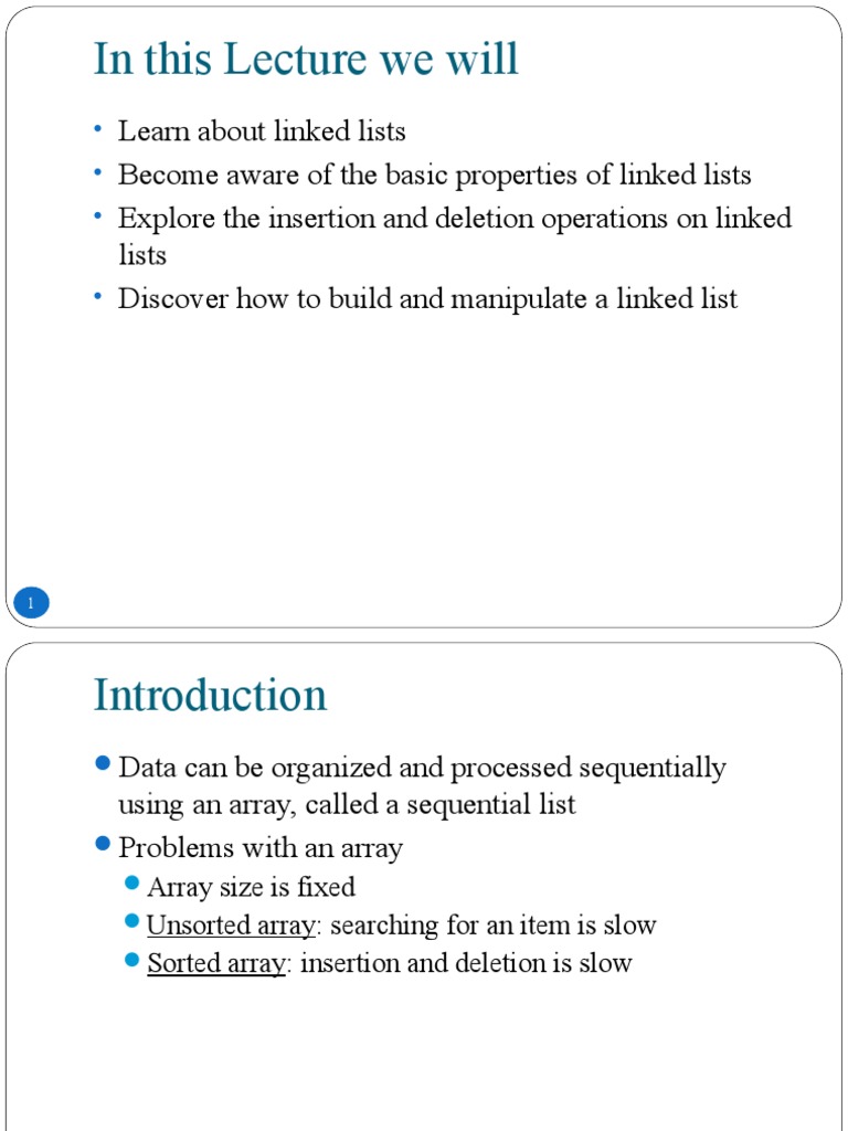 Linked List ADT | PDF | Pointer (Computer Programming) | Array Data ... Linked List ADT | PDF | Pointer (Computer Programming) | Array Data ...