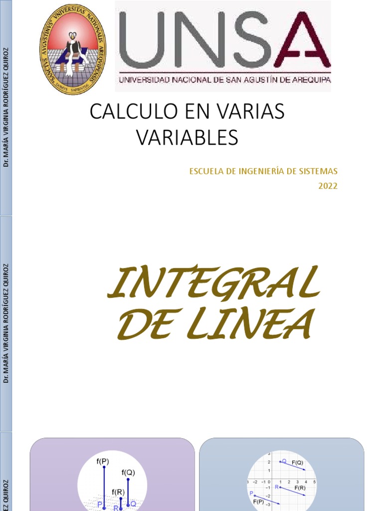 Integral de Línea en Varias Variables | PDF | Integral | Curva