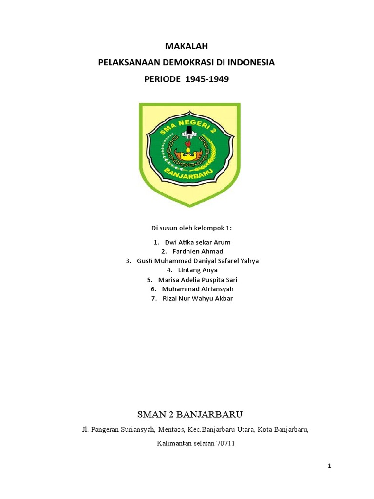 Makalah PPKN Kelompok | PDF