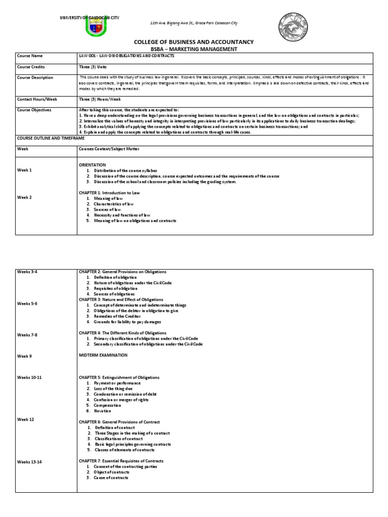 Law Syllabus | PDF | Private Law | Justice